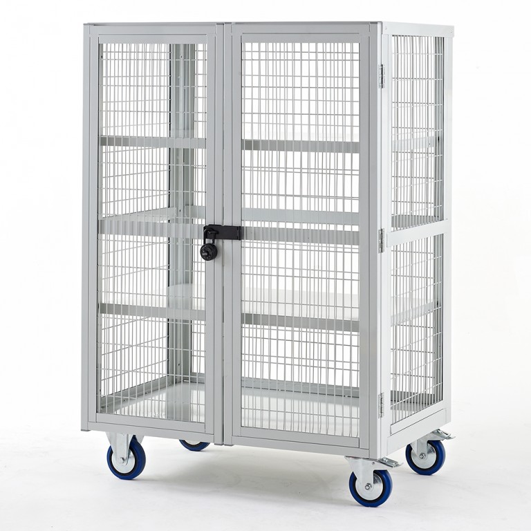 Stak-Secure Mobile Security Cage with Doors Various Sizes Available ...