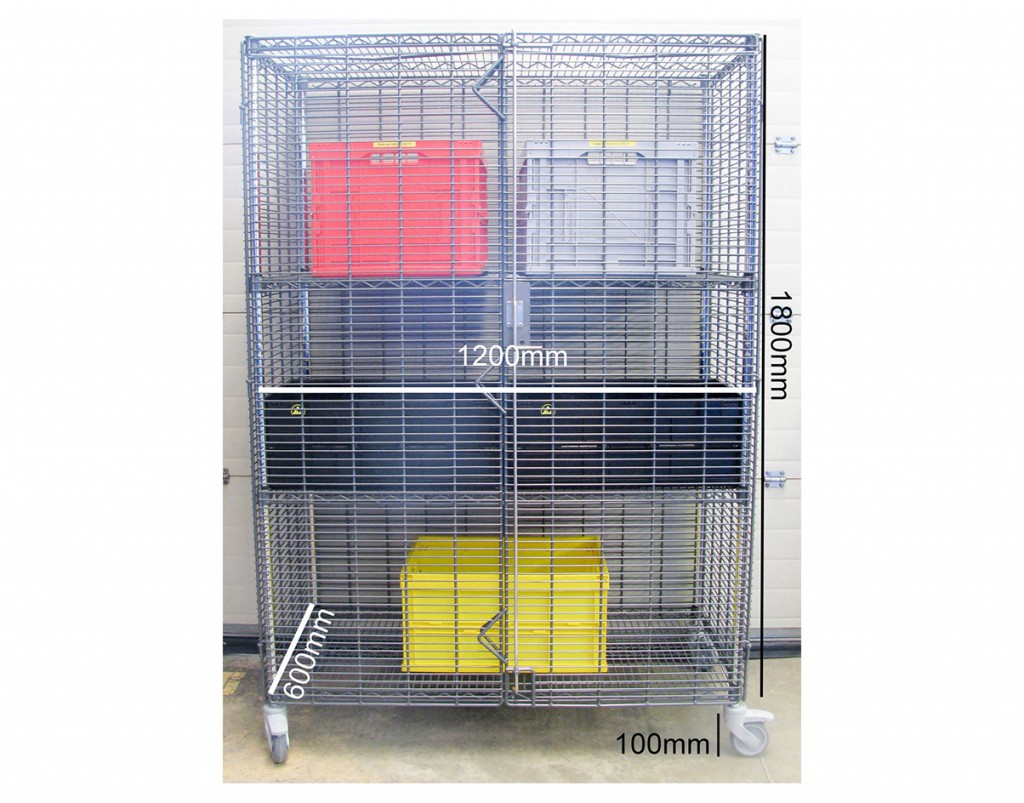 Nylon Coated Security Cage Various Sizes Available | Security Cages Direct