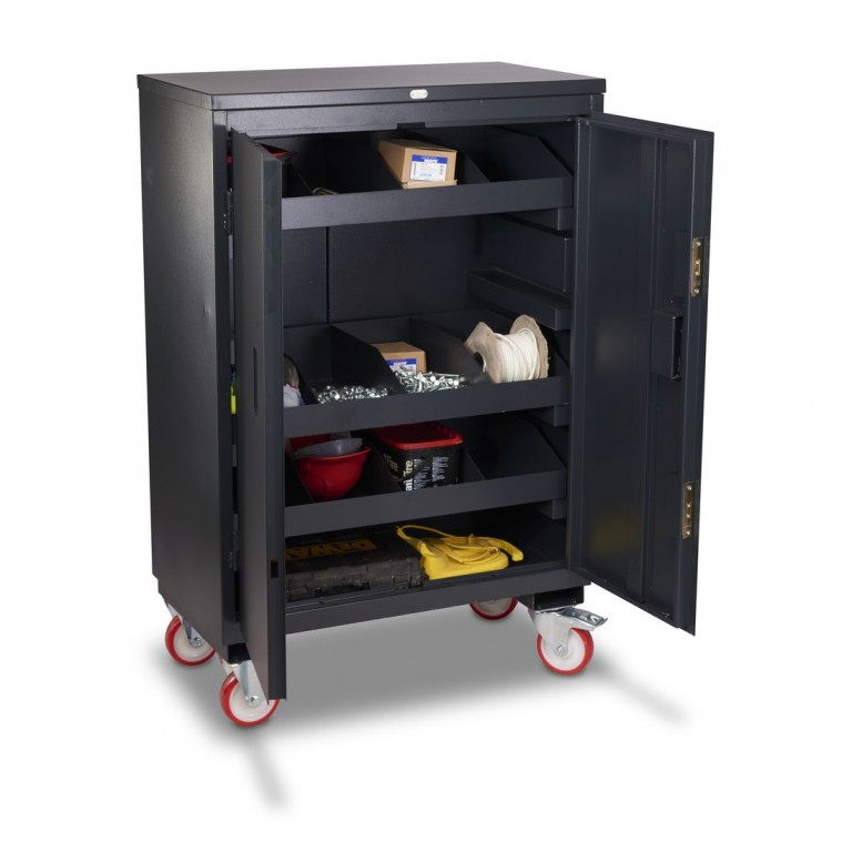 Stak-Red Mobile Mesh Security Cages With Adjustable Shelves Various ...
