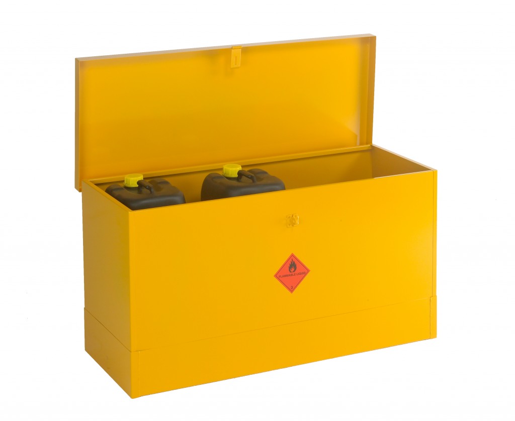 Flammable Liquid Bin Range of 4 Sizes | Security Cages Direct