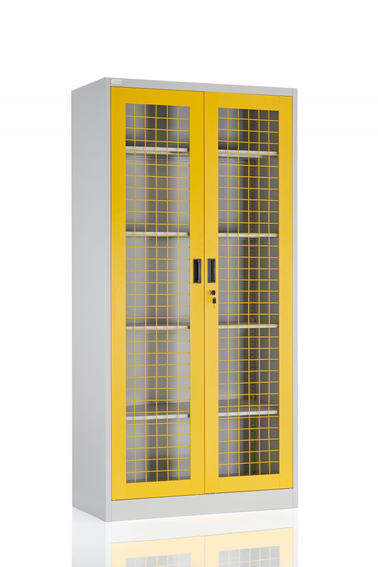 Economy Full Mesh Cupboard H1850 x W900 x D450mm | Security Cages Direct