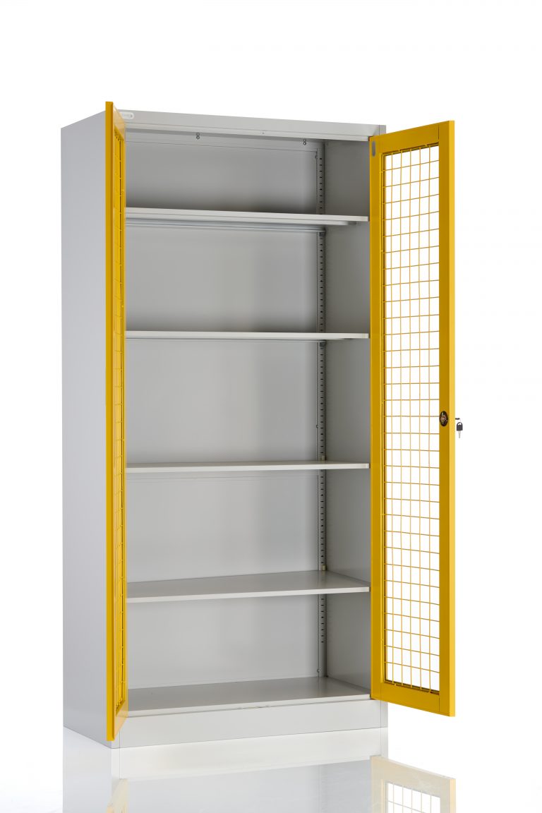 Economy Full Mesh Cupboard H1850 x W900 x D450mm | Security Cages Direct