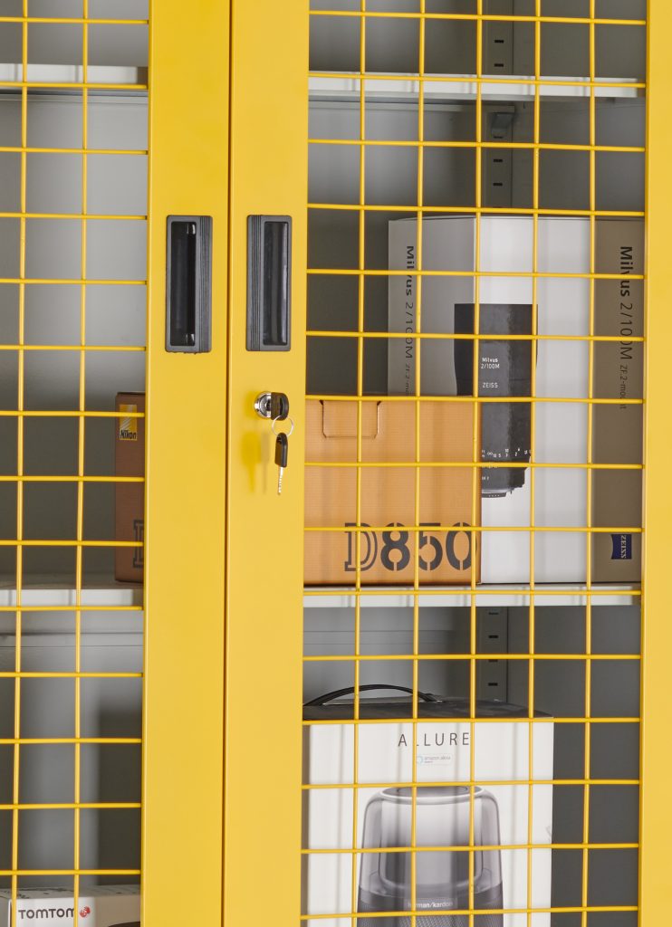 Economy Full Mesh Cupboard H1850 x W900 x D450mm | Security Cages Direct